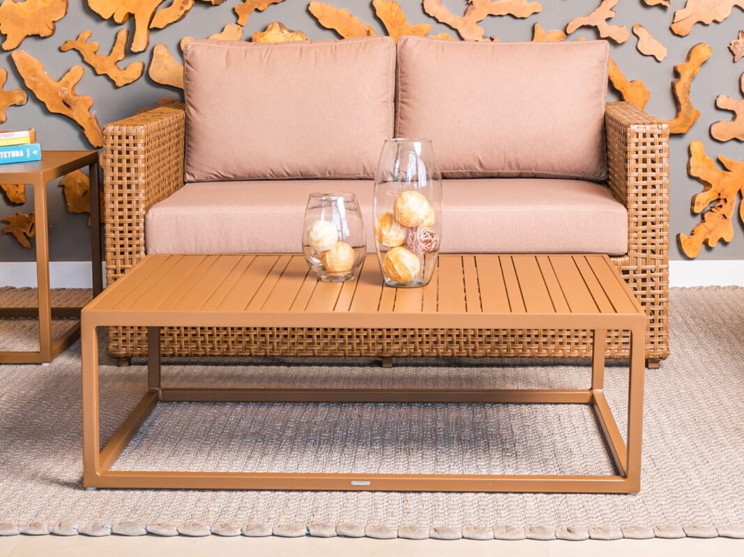 Mesa de Centro Linea | Retangular | Lovato | Móveis Para Área Externa